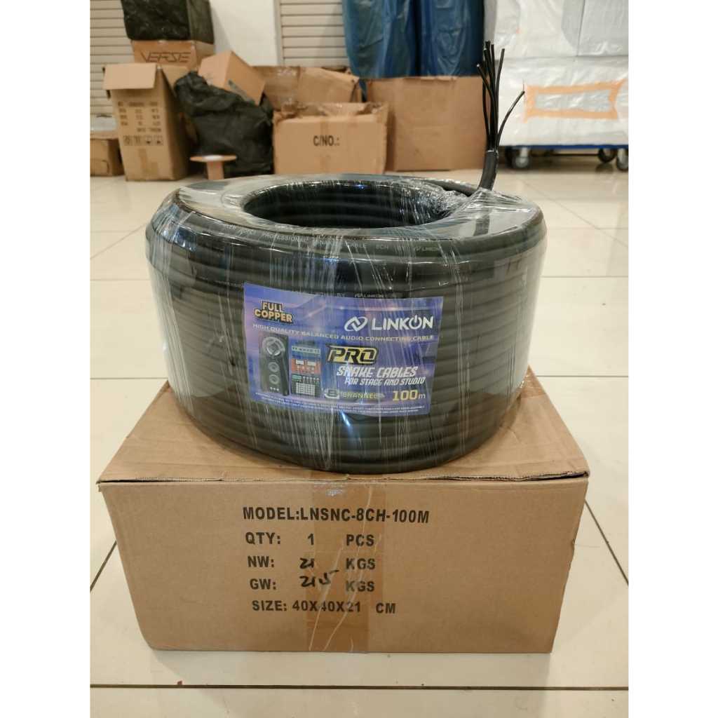 Jual Kabel Snake Isi 8 Channel Panjang 100 Meter Full Cable 8 Ch Harga ...