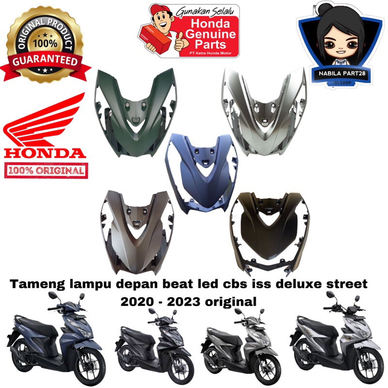 Jual cover front panel tameng depan body depan beat iss new led 2020 ...