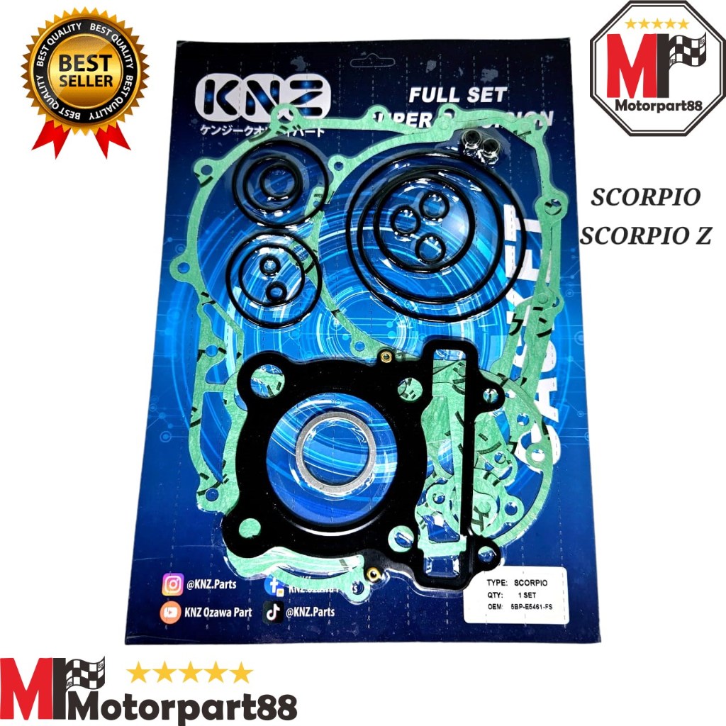 Jual PAKING KNZ GASKET FULL SET SCORPIO SCORPIO Z | Shopee Indonesia