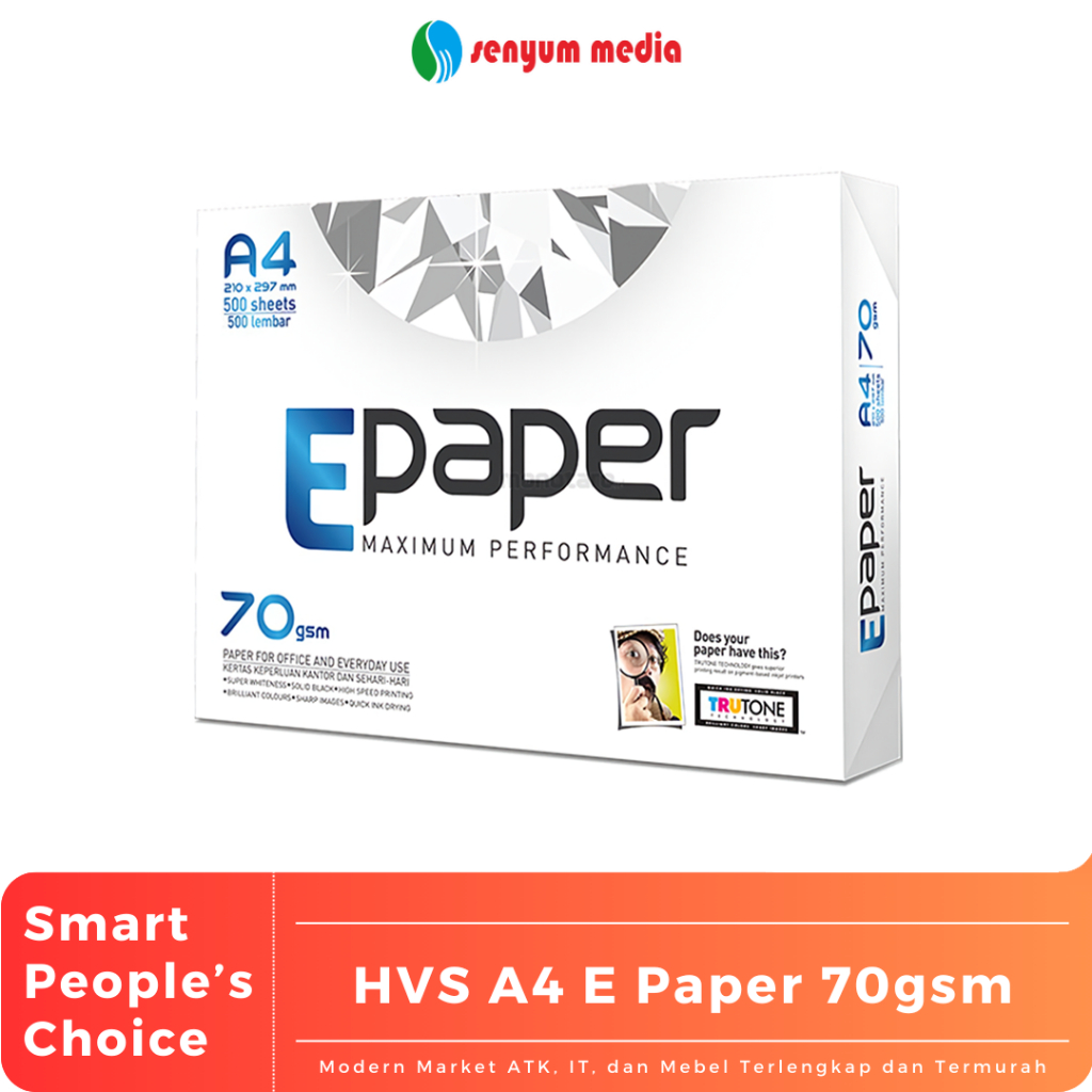 Jual HVS A4 E Paper 70gsm (S:RIM) | Shopee Indonesia