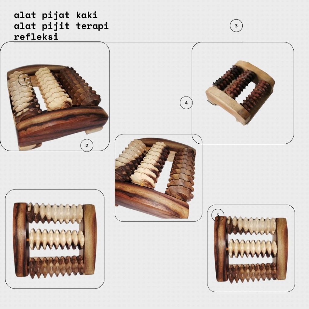 Jual Alat Pijet Kayu Refleksi Kaki KAYU Pijit Manual Alat Pijat Kaki Tradisional Pijatan ...