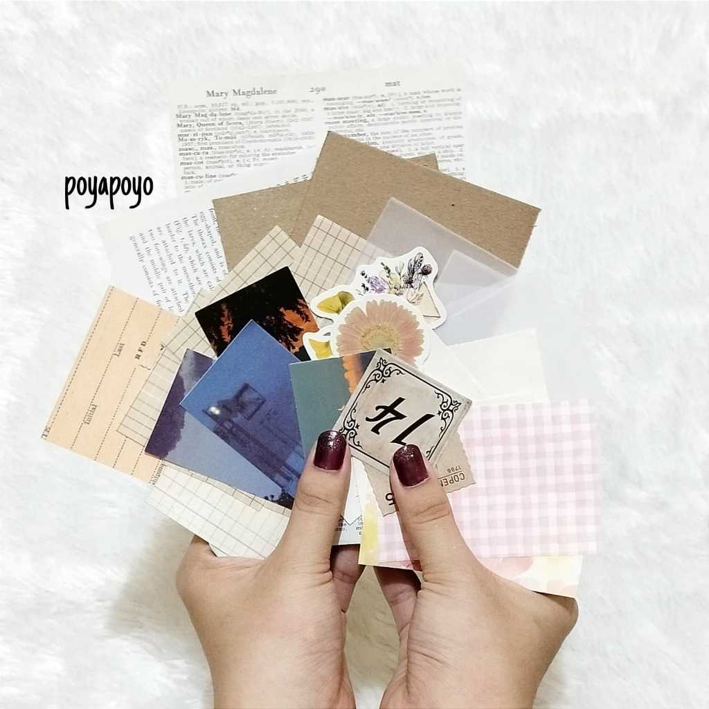 Jual 30 pcs Journal Kit Journaling Kit set Vintage aesthetic Jurnal ...