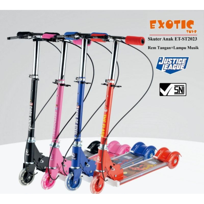 Jual ST2023/ST-2023 Scooter Skuter Anak Exotic (REM TANGAN & BELAKANG ...