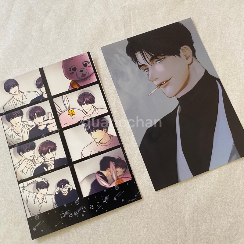 Jual [BOOKED] Postcard PBOX Payback manhwa BL & UTGL SET | Shopee Indonesia