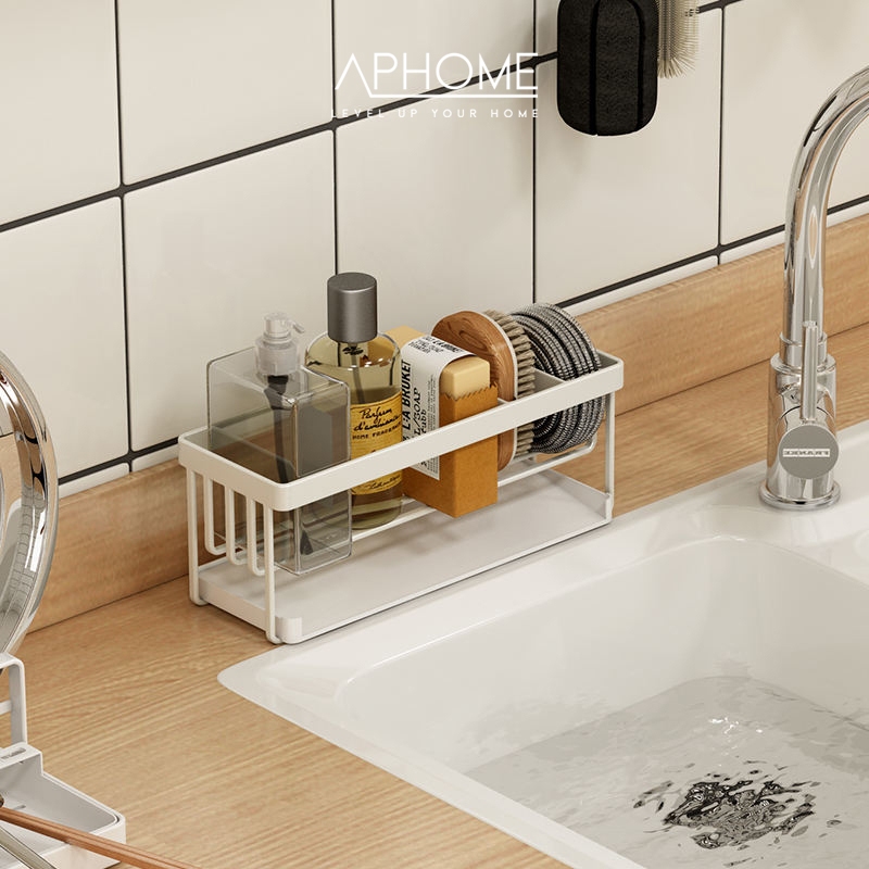 Jual APHOME Rak Spons BESI Anti Karat Sponge Storage Wastafel Sink JOVI ...