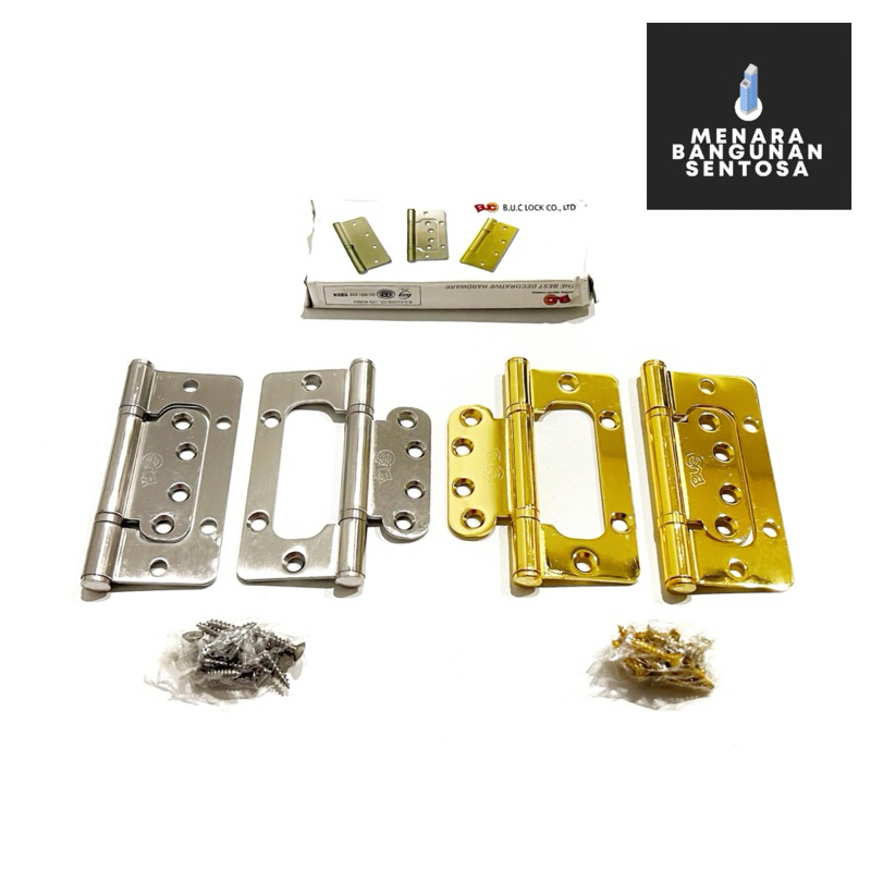 Jual Engsel Kupu-Kupu 4” Inch - Engsel Pintu Jendela Lipat Kupu Tanpa ...