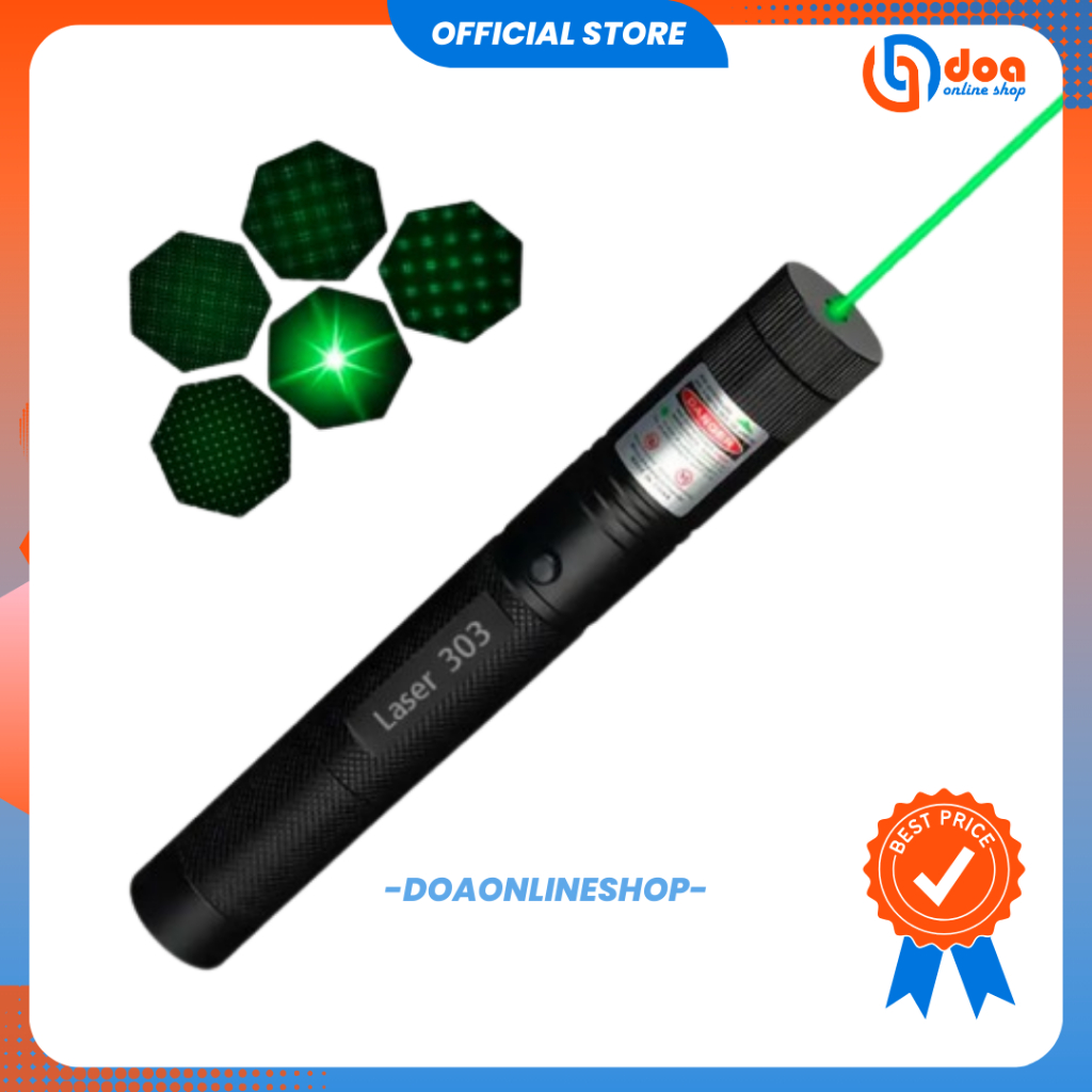 Jual Green Laser Pointer 303 Laser Hijau Jarak Jauh Laser Pointer ...