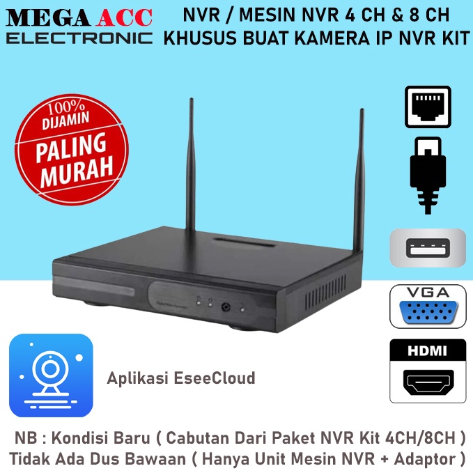 Jual Ready NVR MESIN NVR 4CH 8CH KIT KHUSUS BUAT KAMERA IP NVR KIT 4CH 8CH NVR KIT 4CH 8CH 53 ...
