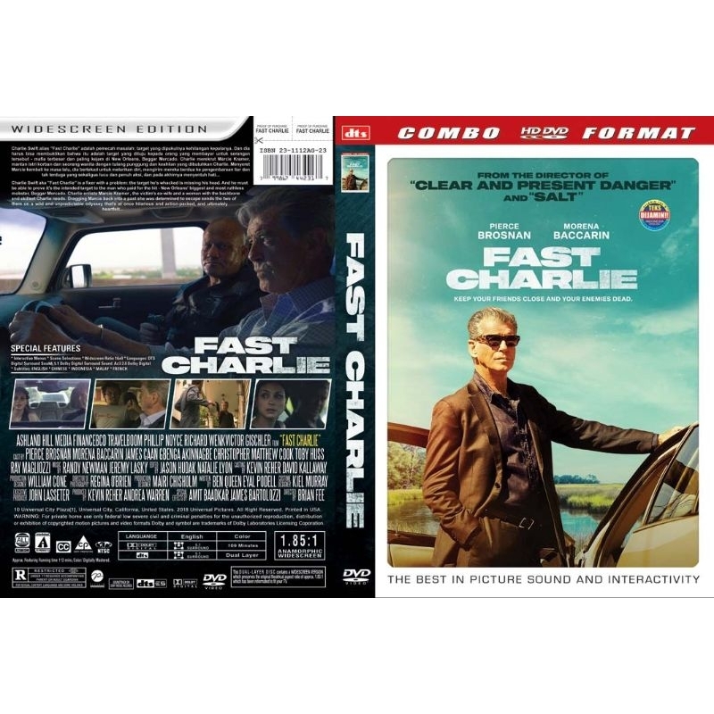 Jual dvd Fast Charlie 2023 {OD DTS R1} {Action, Crime} {Pierce Brosnan ...
