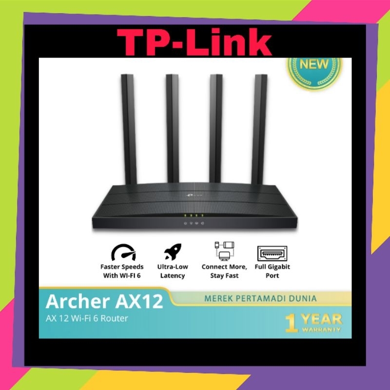 Jual TP-Link Archer AX12 AX1500 WiFi 6 Router | Shopee Indonesia