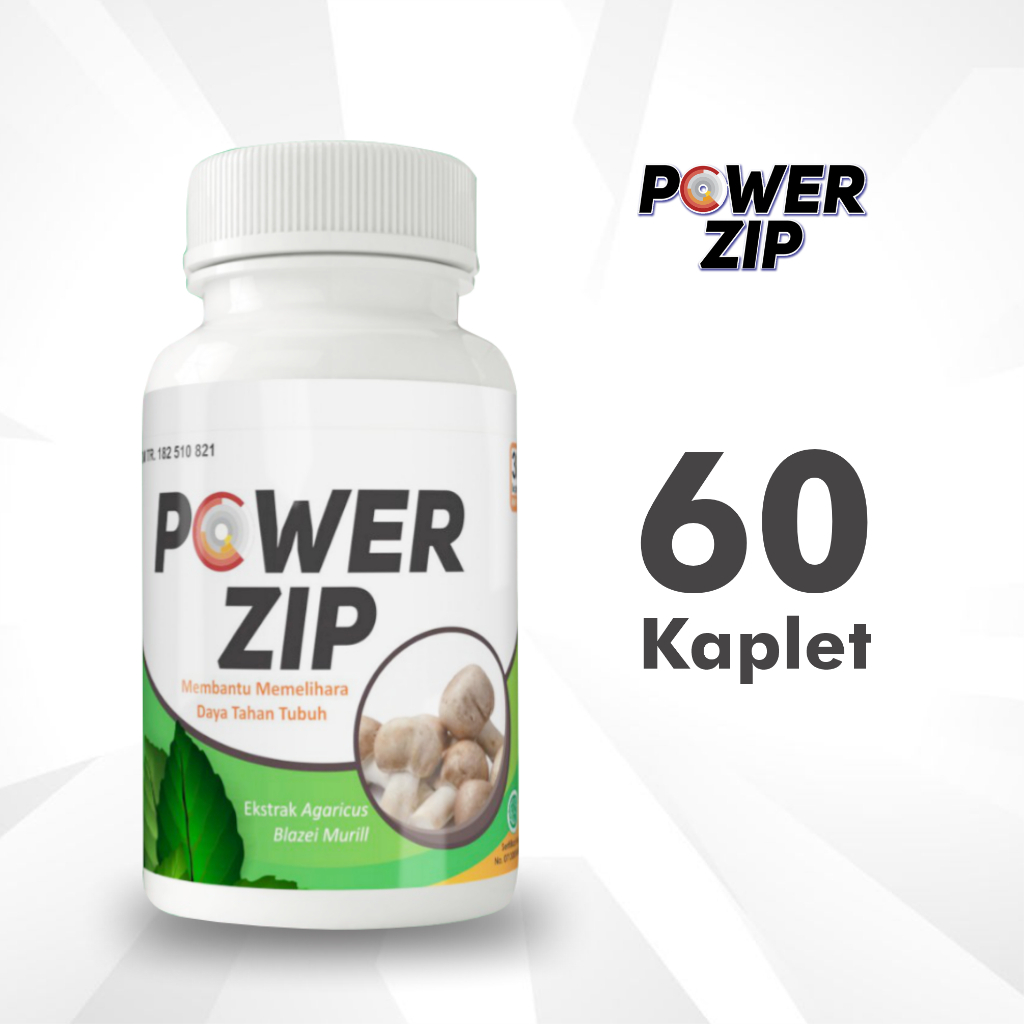 Jual Power Zip Herbal Ori 60 Kaplet Asli Bpom | Shopee Indonesia
