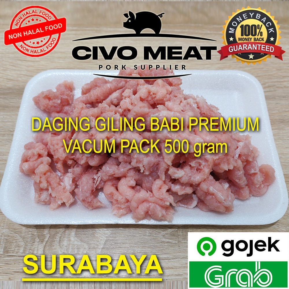 Jual Giling Babi PREMIUM less fat 500 gram | Shopee Indonesia