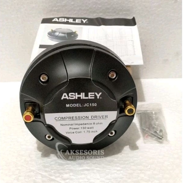 Jual Driver Tweeter ASHLEY JC 150 Baut 150 Watt Coil 1.75inch Original ...