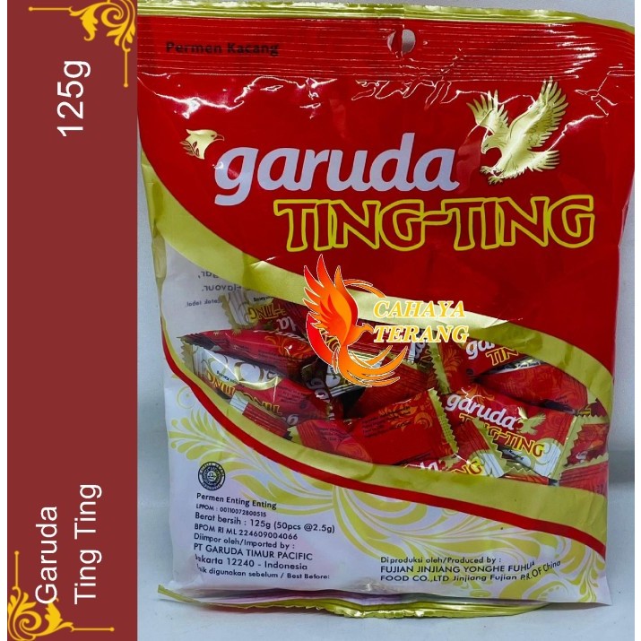 Jual Permen Kacang Garuda Ting-Ting 1 Pak Bungkus Tingting Ting 125g ...
