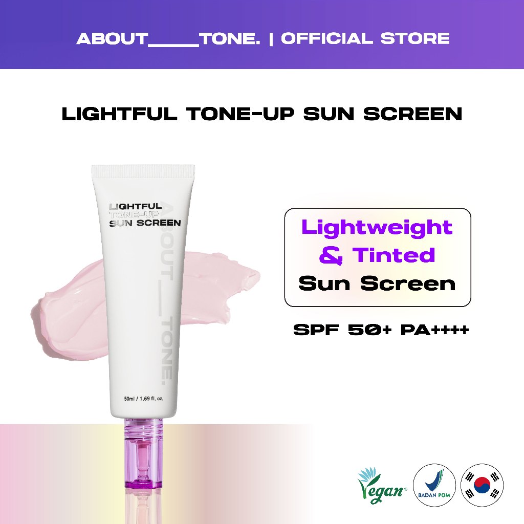 Jual About_Tone Lightful Tone Up Sunscreen | Shopee Indonesia