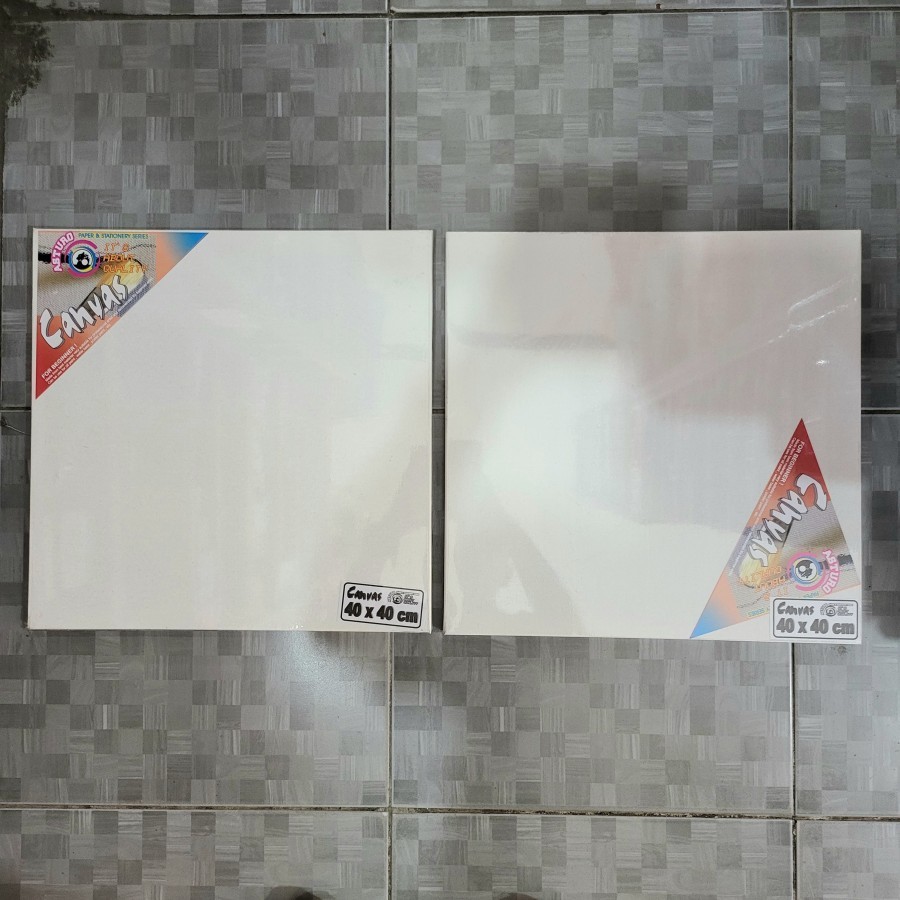Jual Canvas Lukis / Kanvas Lukis Frame 40 x 40 CM | Shopee Indonesia