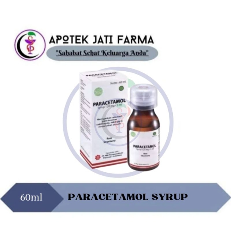 Jual PARACETAMOL SYRUP rasa strawberry 60ml | Shopee Indonesia