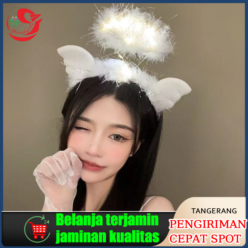 Jual Bando Malaikat Led Angel Headband Glow In The Dark | Shopee Indonesia