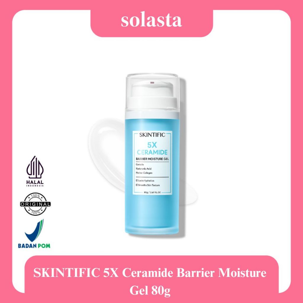 Jual Solasta - SKINTIFIC 5X CERAMIDE BARRIER REPAIR MOISTURE GEL 30g ...