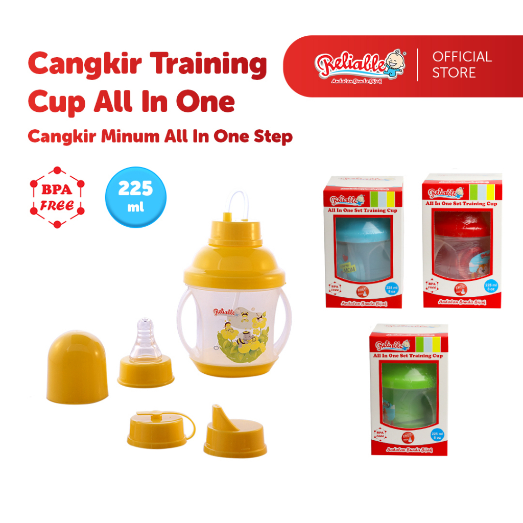 Jual botol reliable training cup all in one botol susu anak 225ml ...