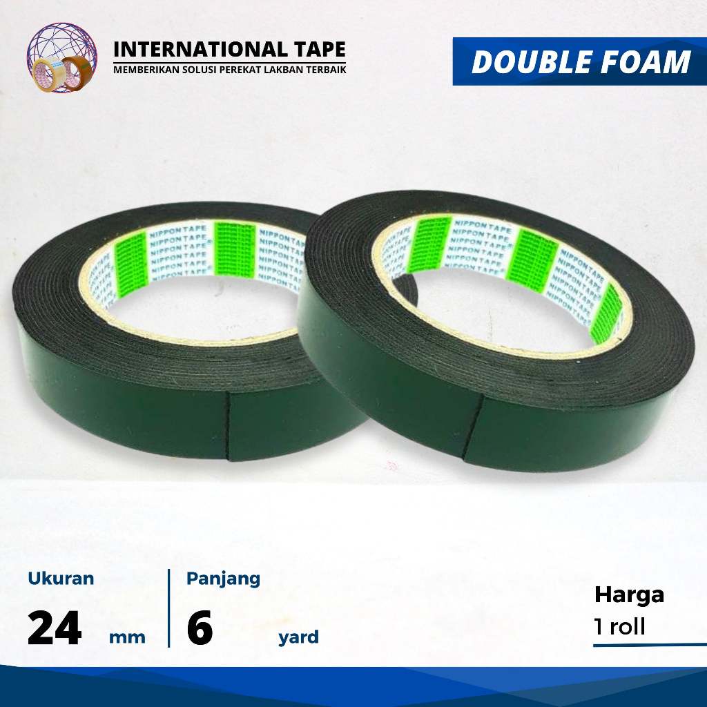 Jual Double tape busa nippon tp 24 mm X 5 meter | Shopee Indonesia