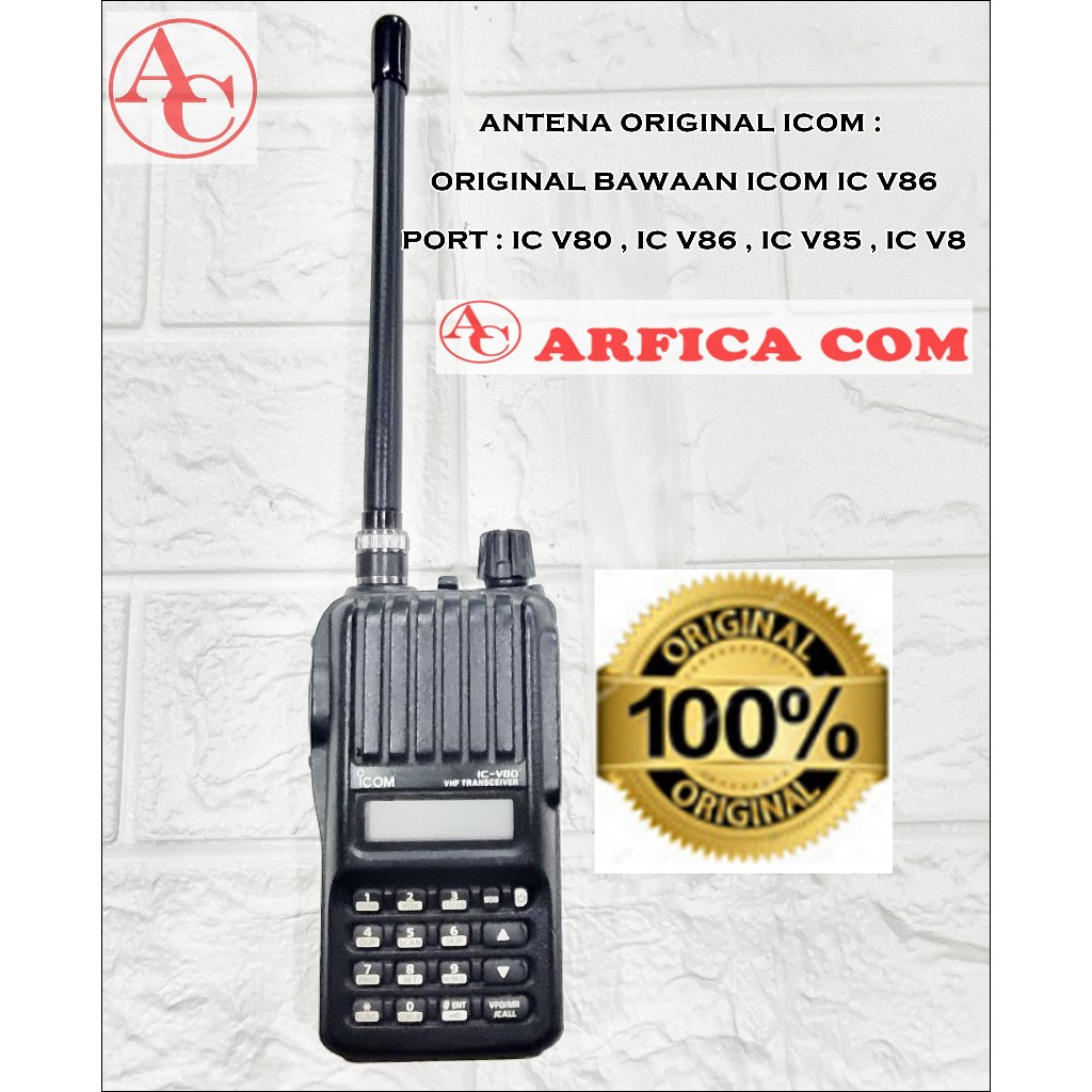 Jual ANTENA HT ICOM IC-V86 ORIGINAL 100% ANTENNA HT ICOM IC V86 V80 IC ...