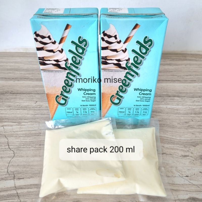 Jual [ SHARE PACK 200 ml ] ELLE VIRE ANCHOR GREENFIELDS whipping cream ...