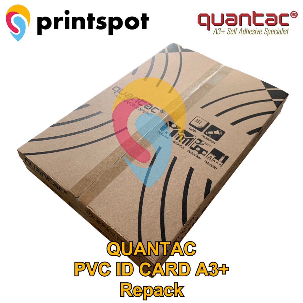 Jual QUANTAC PVC ID Card A3+ Digital Print Laser Toner - REPACK ...