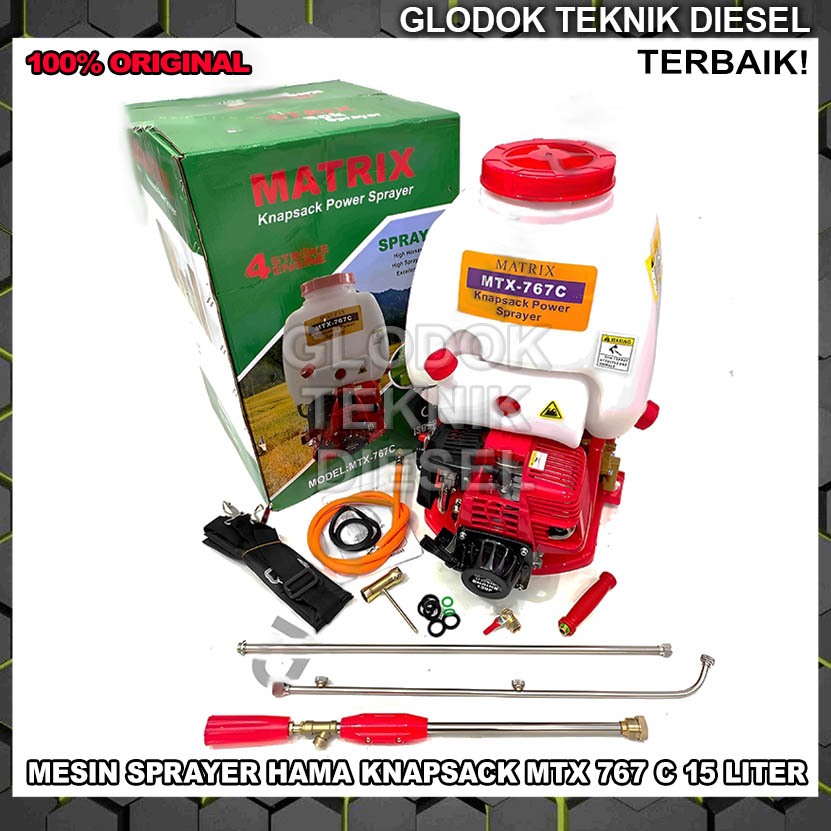 Jual Matrix Mesin Sprayer Semprot Hama Gendong 15 Liter MTX-767C 767 C Knapsack Original Terbaik ...