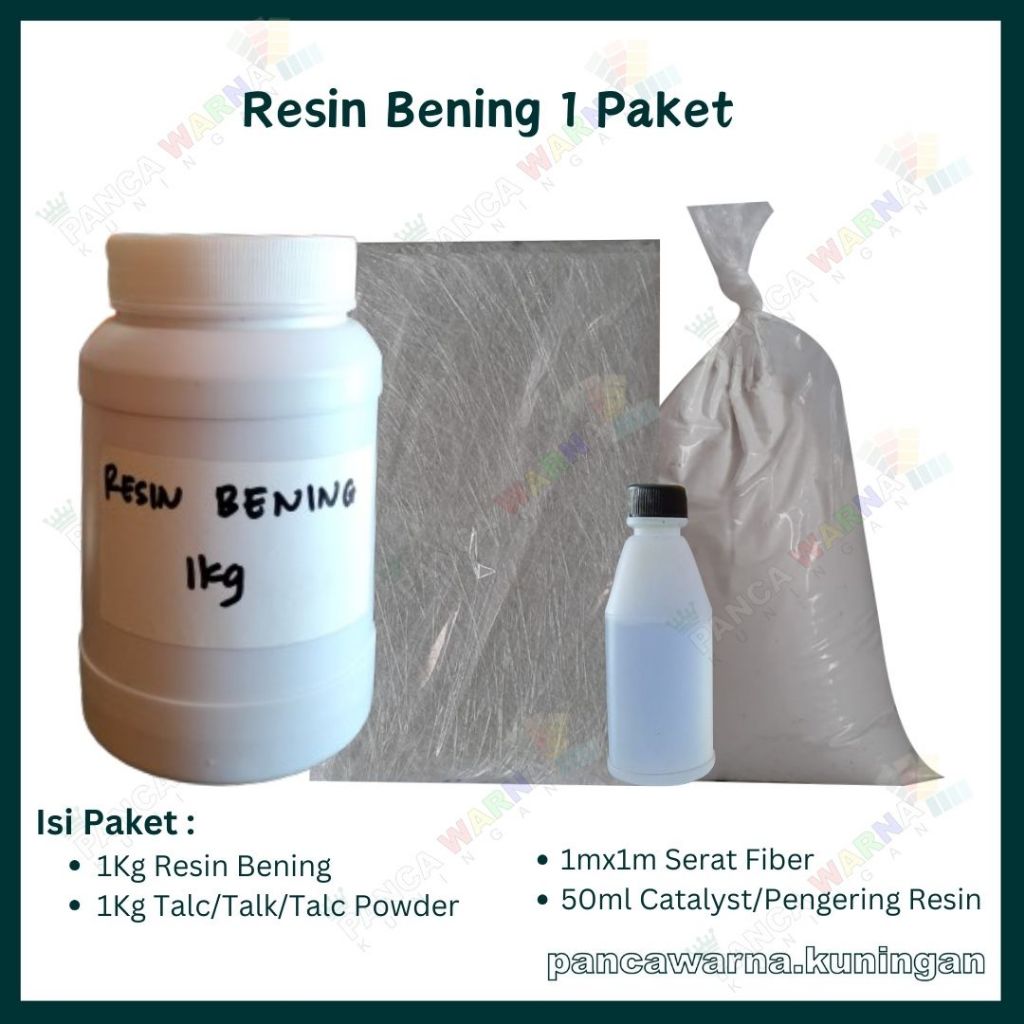 Jual PAKET RESIN BUTEK/BENING 1000 GRAM 1 LT Resin Recine Resine ...