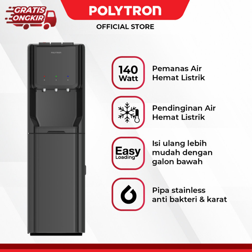 Jual Dispenser Galon Bawah Polytron PWC 500 | Shopee Indonesia