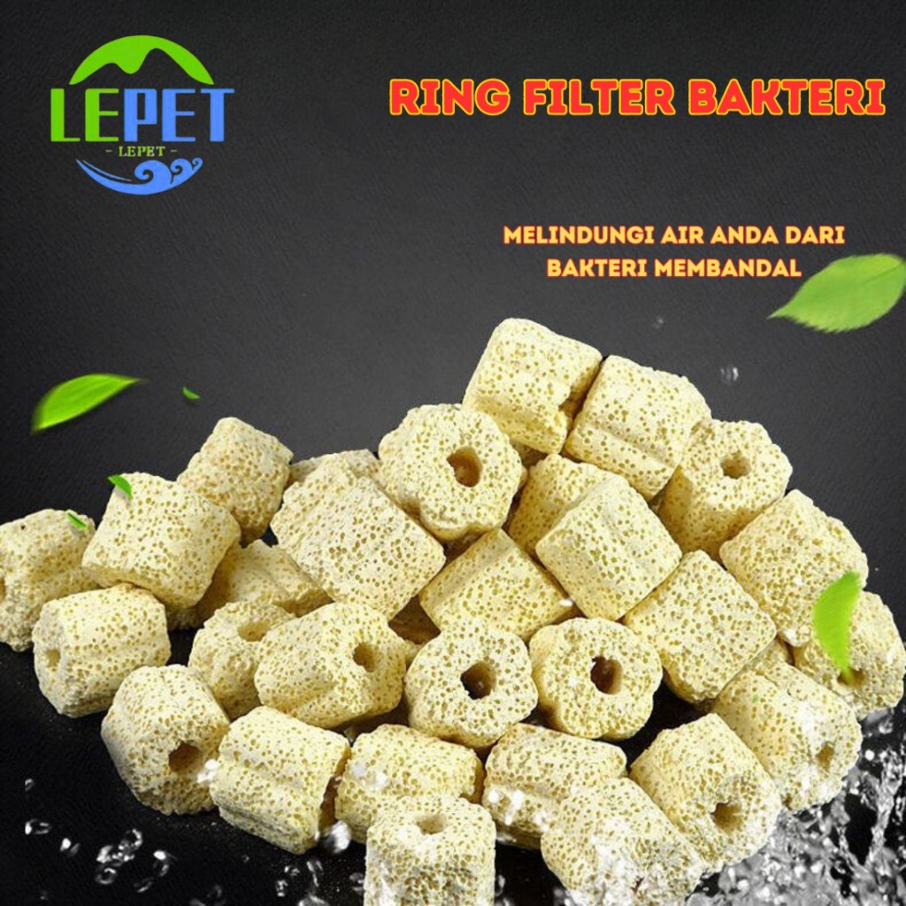 Jual LEPET Rumah Bakteri kuning Media Filter Aquarium Plum Ring Far ...