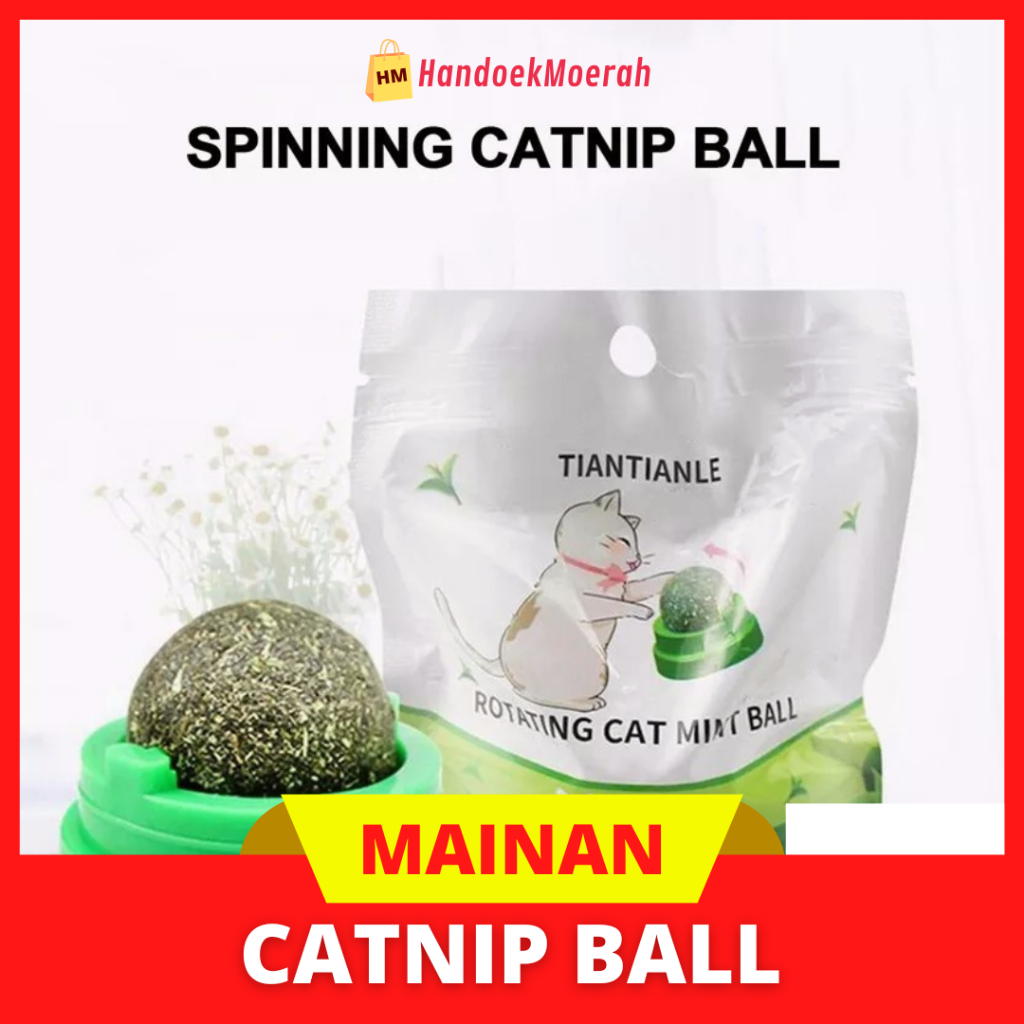 Jual Spinning Cat Mint Ball / Bola Catnip Murah - Mainan Kucing | Shopee Indonesia