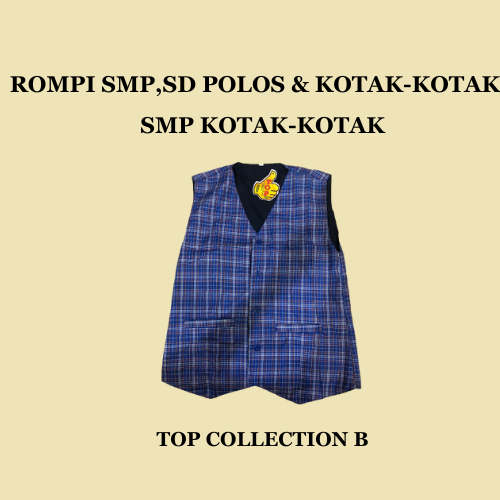 Jual ROMPI SEKOLAH SD, SMP, POLOS & KOTAK-KOTAK | Shopee Indonesia