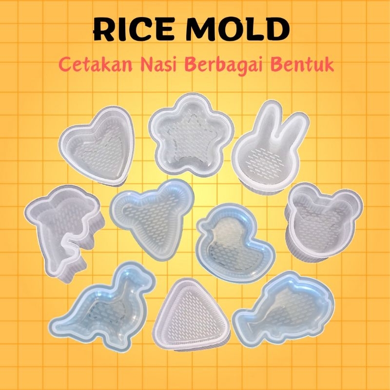 Jual RICE MOLD | CETAKAN NASI BENTO BERBAGAI BENTUK | Shopee Indonesia