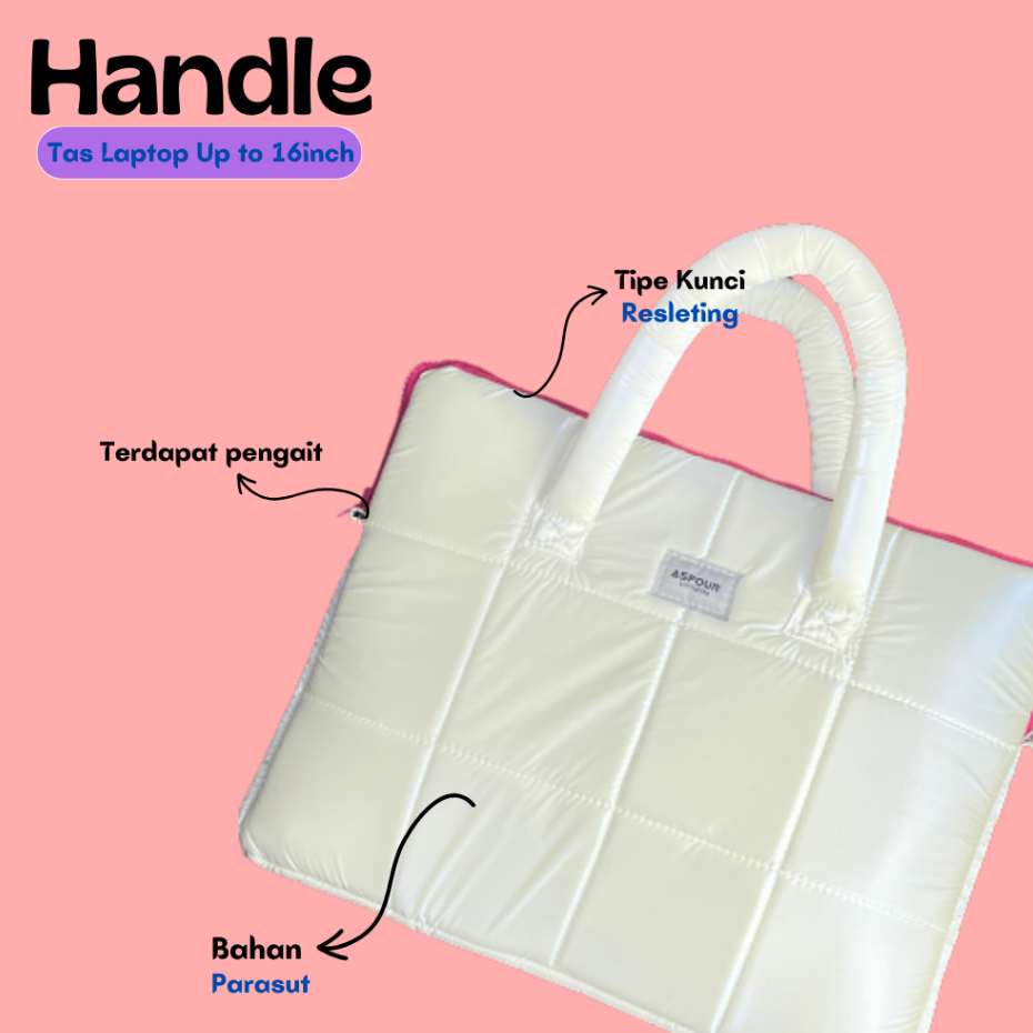Jual TAS LAPTOP | Tas Laptop Premium Puffer Terbaru 16 inch Tas Laptop ...