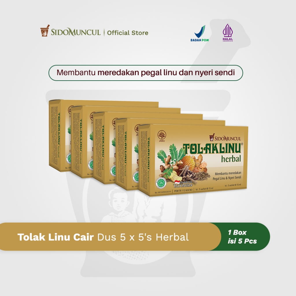 Jual Tolak Linu Cair Dus 5x5's Herbal Alami - Pegal Linu Nyeri Sendi ... Jual Tolak Linu Cair Dus 5x5's Herbal Alami - Pegal Linu Nyeri Sendi ...