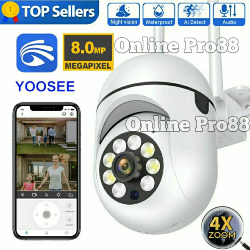 Jual NEW IP CAMERA APP YOOSEE WIRELESS ( BISA BUAT INDOOR DAN OUTDOOR ) | Shopee Indonesia