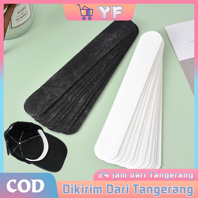 Jual 20Pcs Sweatband Topi Tape Hat Sweat Liner Protector Guard Bands ...