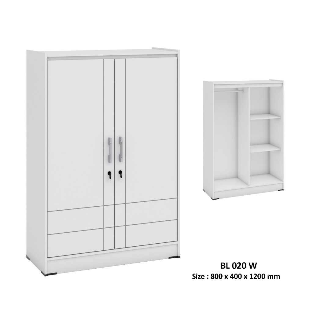 Jual LEMARI PAKAIAN BABY LOCKER KAYU GANTUNG | Shopee Indonesia