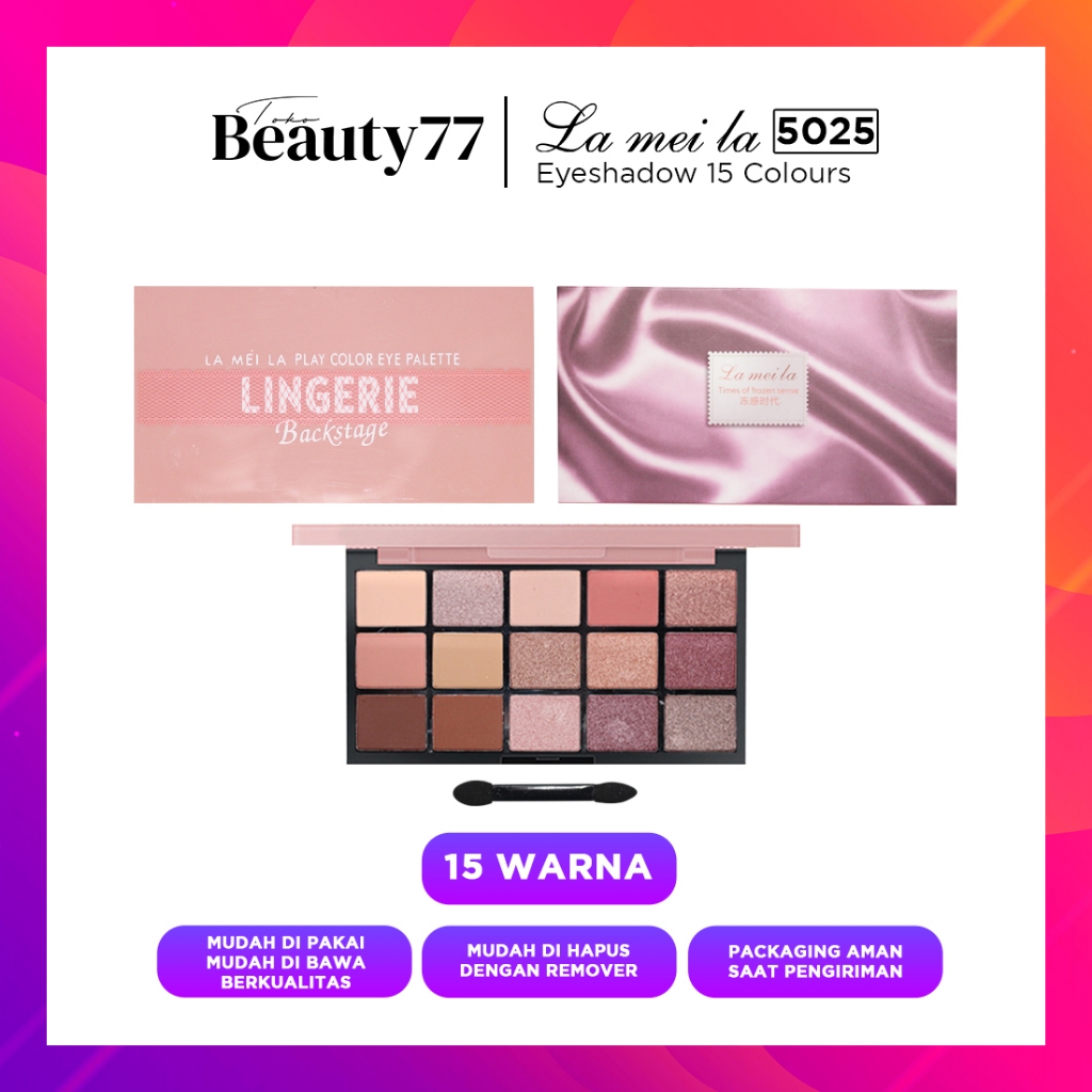 Jual LAMEILA EYESHADOW MAKEUP KIT PALLETE 15 COLOURS ORIGINAL LM 5025 ...