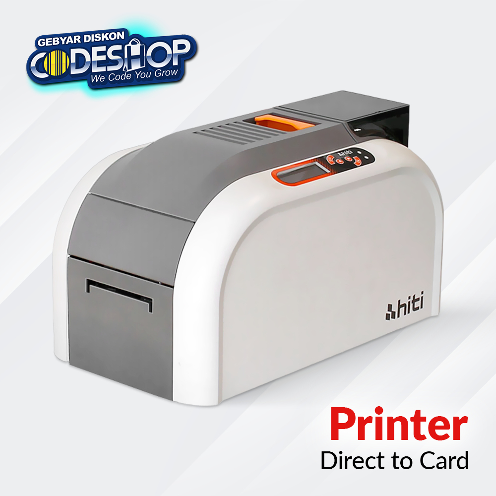 Jual HITI CS200e ID Card Printer Single Side 300dpi USB Cetak Kartu PVC ...