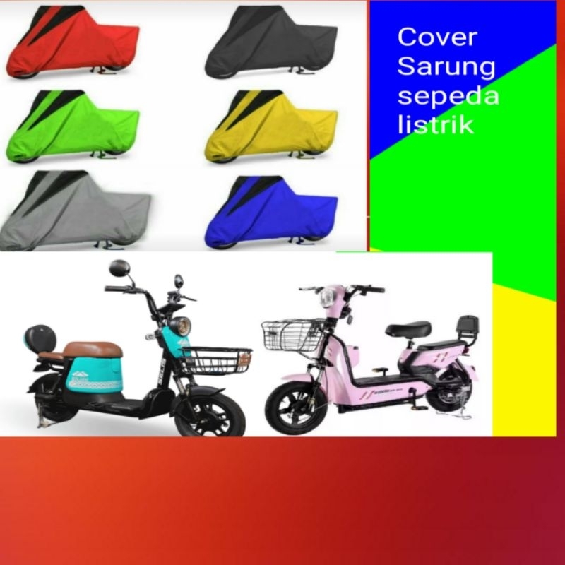 Jual Sarung cover sepeda listrik motor listrik MTB road bike gunung ...