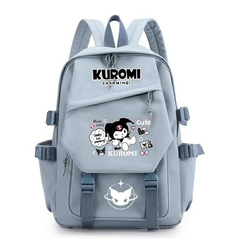 Jual BATOSAY_BAGS-Ransel Kartun Kuromi Tas Ransel Wanita Tahan Air Tas Anak Perempuan Ransel ...