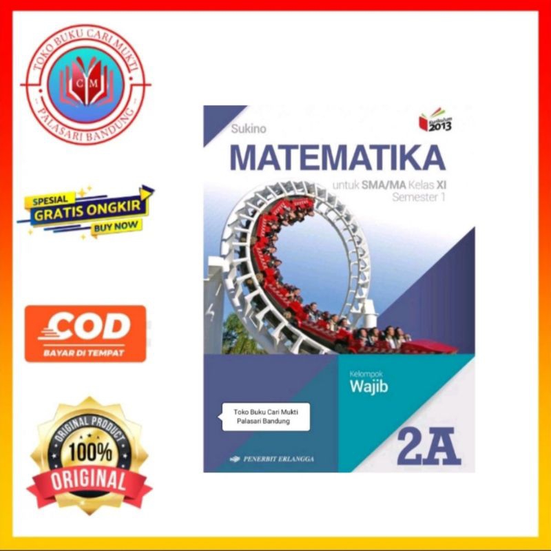 Jual Erlangga Buku Matematika Kelompok Wajib Untuk SMA/MA Kelas 11 Semester 1 Kurikulum 2013 ...