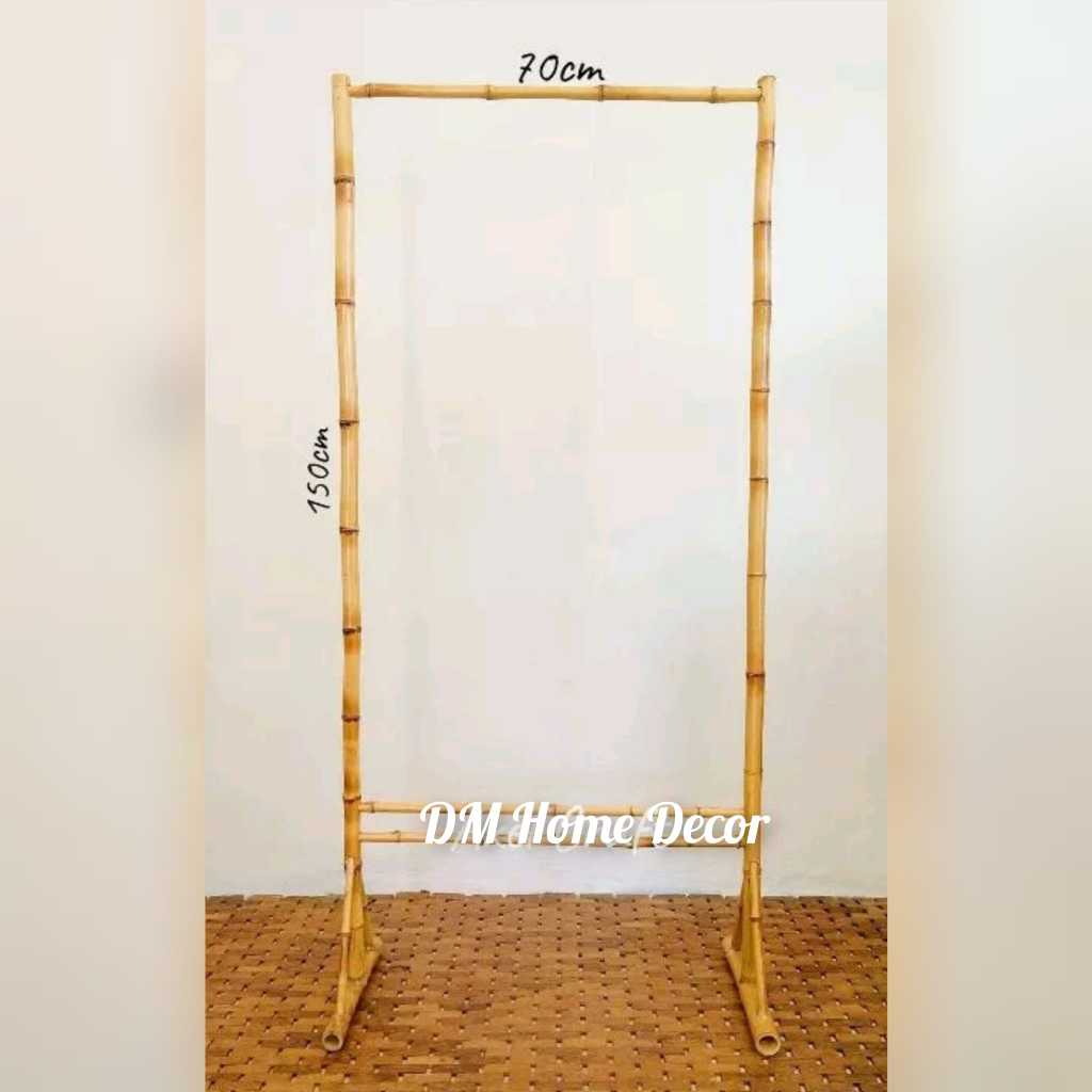 Jual Gantungan Baju Bambu Murah//Gantungan Display Baju | Shopee Indonesia