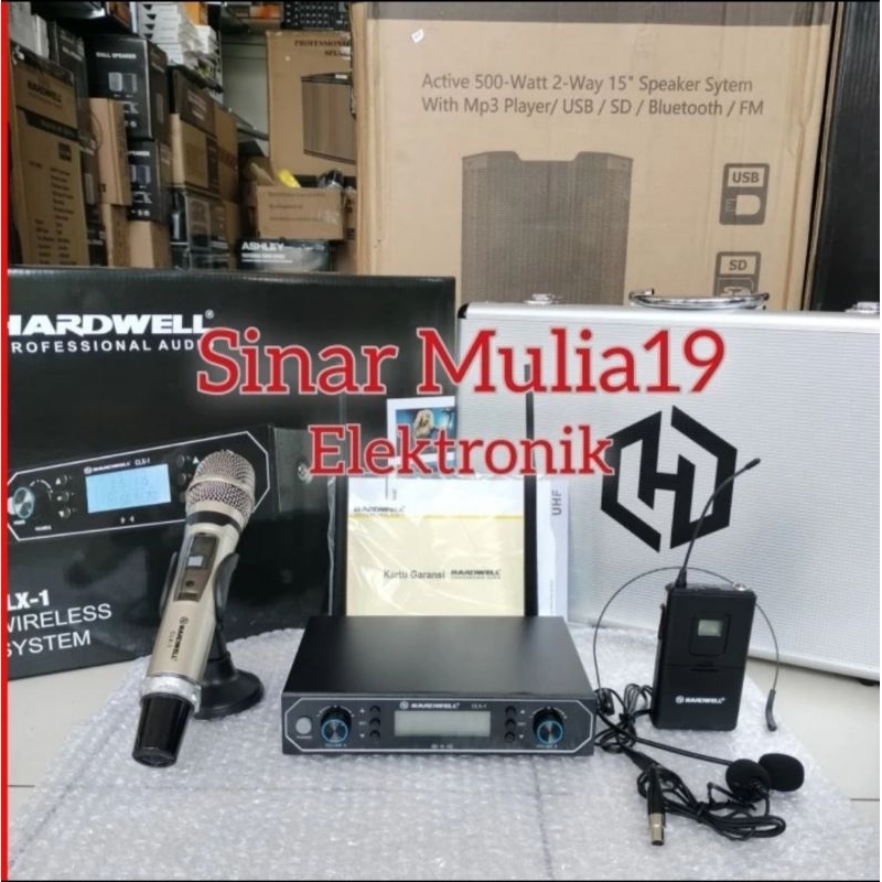 Jual Mic Wireless Kombinasi Handheld Clip On Headset Hardwell CLX 1 ...
