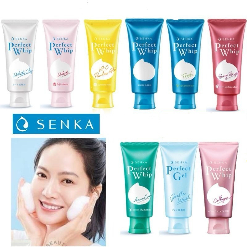 Jual [READY] Senka Perfect Whip Facial Foam 50gr 100gr 120gr | Perfect ...