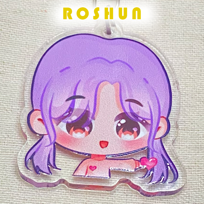 Jual Roshun Gantungan Kunci Akrilik Keychain Acrylic Original Character ...