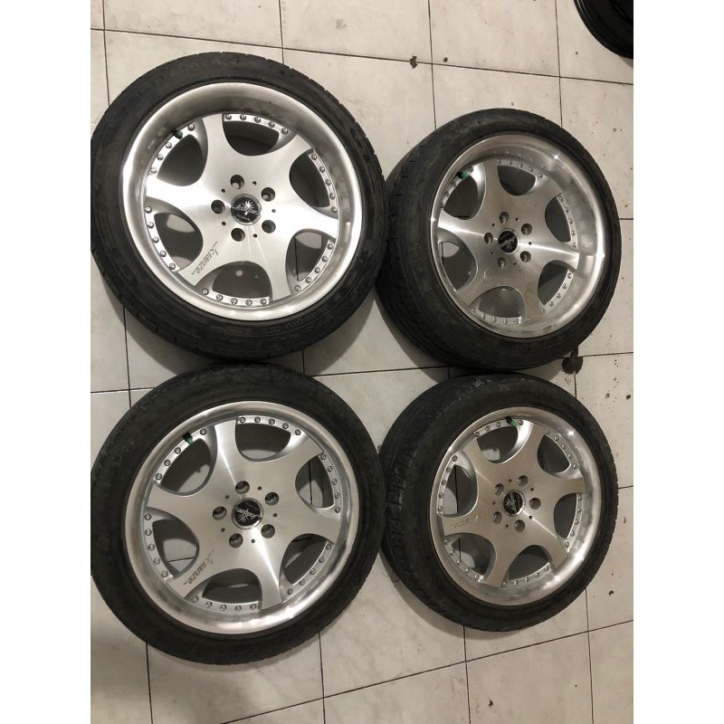 Jual velg Mobil Racing Bekas Variasi Kranze Ring 17 Lubang Baut 5 ...